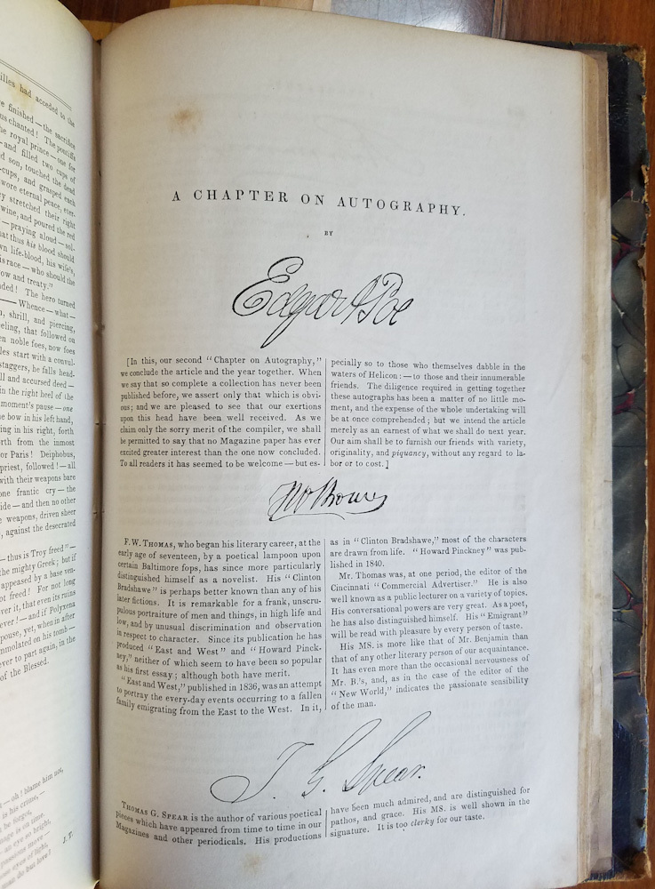 GRAHAM'S MAGAZINE. Vol. XIX: June 1841 - December 1841 | Edgar Allan ...